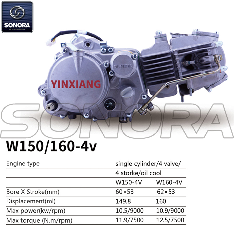 Yinxiang Engine W160-4v BODY KIT ENGINE PARTS COMPLETE SPARE PARTS ...